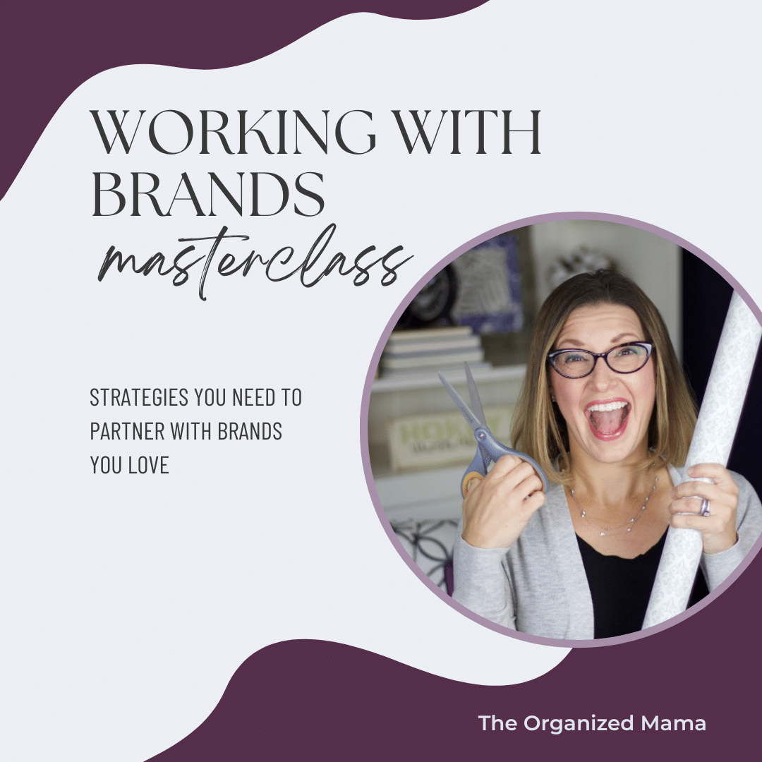 Working With Brands Masterclass - The Organized Mama Shop