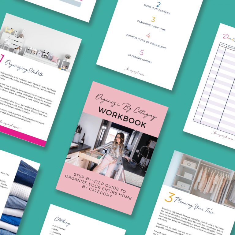Micro-Declutter Workbook - The Organized Mama Shop