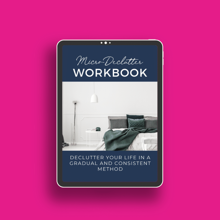 Micro-Declutter Workbook - The Organized Mama Shop
