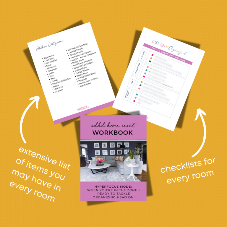 ADHD Home Reset Workbooks : ADHD-Friendly Organizing + Declutter Strategies - The Organized Mama ...