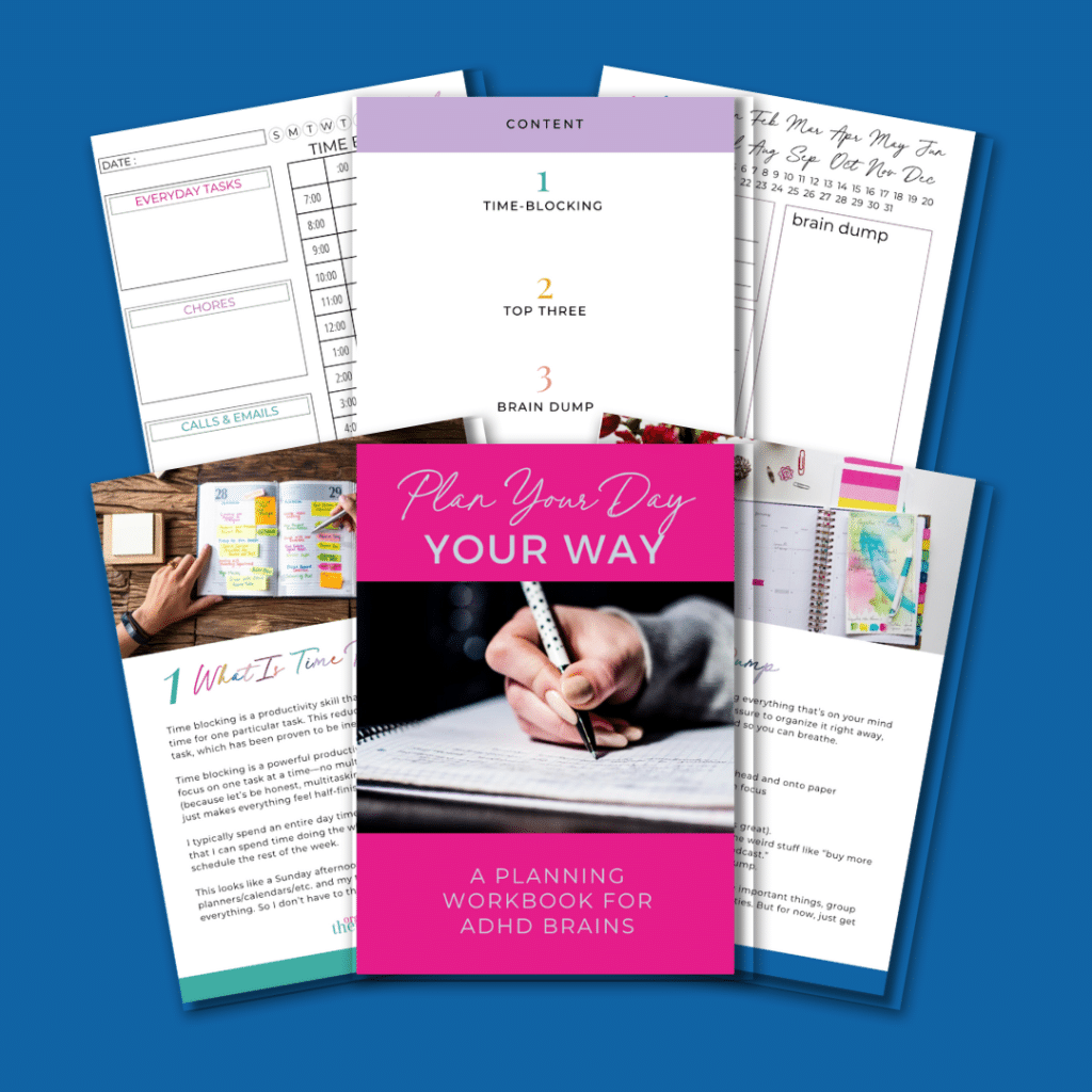 Plan Your Day Your Way Workbook: ADHD-Friendly Planning Guide - The ...